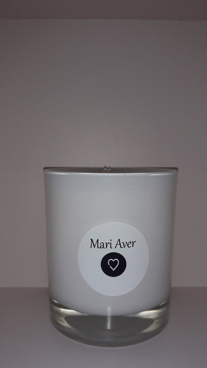 Signature Awaken White Candle Lrg – Mari Aver-Love You